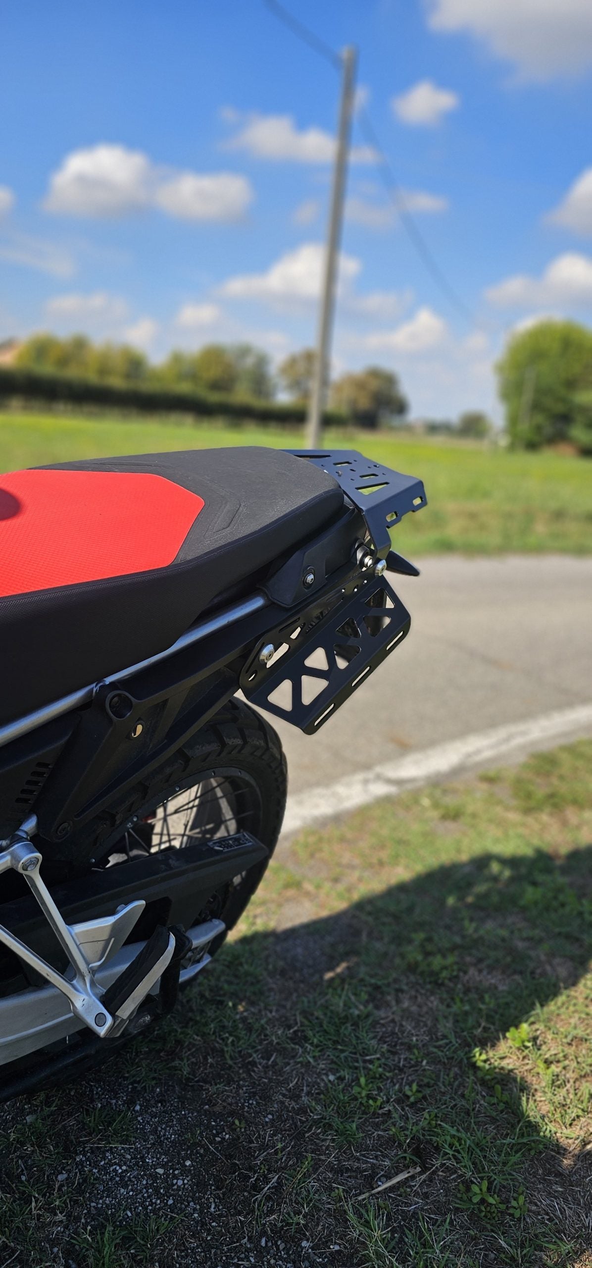 TUAREG 660 REAR SIDE RACK FOR SOFT BAG AND TOOLS – Dirt Biker Store